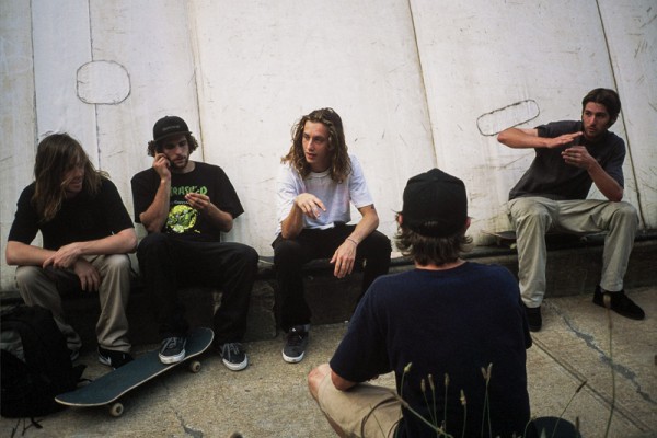 in between shooting the skate photos in 43 003 - 43 magazine